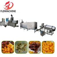 China Automatic Puffs Corn Ring Extruder Machine for Snack Puffed Wheat Food Manufacturing for sale
