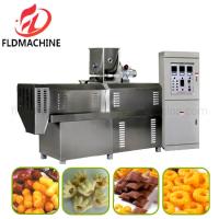 China Inverter Controlled Corn Ring Puff Snacks Extruder Machine for Automatic Snack Production for sale