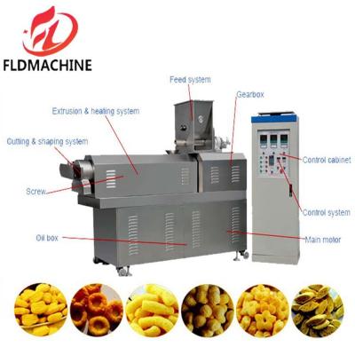 China Cheetos Nik Naks Extruder Popcorn Making Machine Model No. Dlg76 Manufacturing Plant for sale
