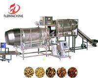 China Inverter Delta.Siemens.LG Dry/Wet Pet Food Pellet Processing Making Extruder Machine for sale