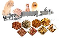China Dry Dog Pet Food Extruder Making Machine with 250kg/Hr Capacity powered by Corn Flour for sale