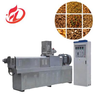 China Delta.Siemens.LG Inverter Pet Dry Dog Pet Food Extruder Making Extrusion Machine 4500.000kg Gross Weight for sale