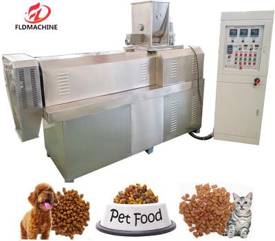 China SLG70 Siemens Motor Twin Screw Small Extruded Pet Food Processing Machine for sale