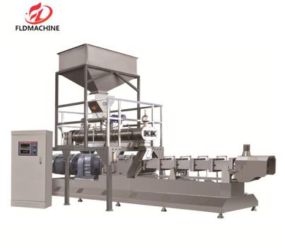 China Small Twin Screw Extruded Pet Food Production Line for Floating and Sinking Fish Feed for sale