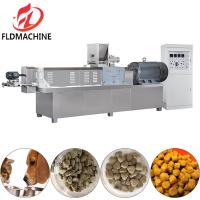 China Grain Feed Extruder for Wheat Flour Dry Dog Food Plant Fish Feed Pellet Making Machine for sale