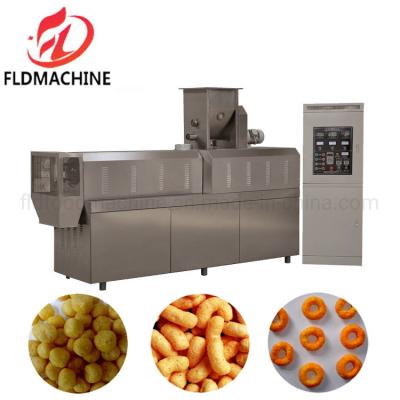 China China Twin Screw Extrusion Food Puffing Machine Puffed Corn Extruder Food Machinery for Small Industries for sale