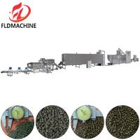 China Stainless Steel and Carbon Steel Grain Fish Feed Extruder Equipment for Floating Fish Feed for sale
