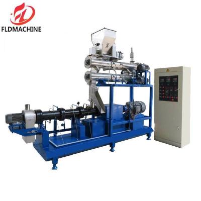 China Stainless Steel Wet Expansion Fish Food Pellet Processing Feed Extruder Making Machine for sale