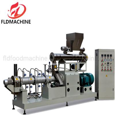 China Screw Granulator Pellet Mill Type Automatic Fish Food Making Machine with Delta Inverter for sale