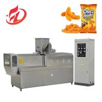 China Puff Snacks Production Line Stainless Steel Double Screw Extruder for Corn Puff Snacks for sale