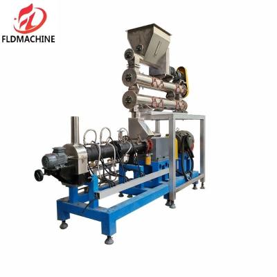 China Twin Screw Dog Food Extruder Pet Food Pellet Making Machine Fish Feed Production Line for sale
