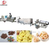 China Customized Puffed Corn Snack Food Manufacturing Machinery with 300-500kg/H Capacity for sale