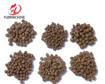 China Grain Feed Type Pet Food Extruder Machine for Full Production Line Kibble Dry Feed for sale