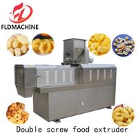China Small Puff Corn Flour Snack Food Snack Cereal Bar Making Extruder Machine Price for sale