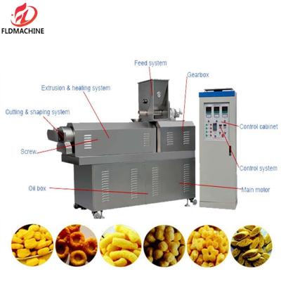 China Small Family Use Corn Extruder Machine/Corn Puff Snack Extruder for sale