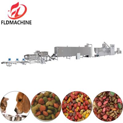 China 38CrMoAl/12crmov/6542 Screw Material Pet Food Processing Machines for 150kg/Hr Output for sale