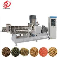 China Wet Expansion Method Pet Food Extruder for Granular Floating Fish Feed and Grass Feed for sale