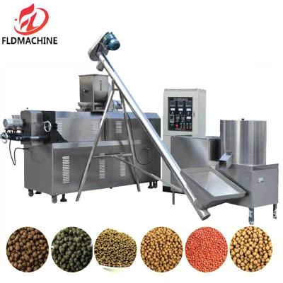 China Fish Feed Production Line Floating Fish Feed Pellet Machine Price for sale