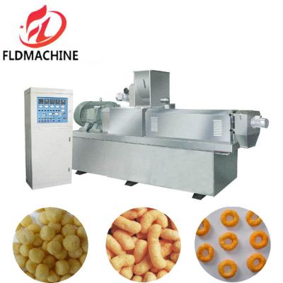 China Mild Processing Automatic Corn Puffed Snack Food Machine Grain Puffing Production Line for sale