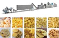 China Puffed Corn Snacks Food Machine Production Line Drying Process with ABB/ Delta Inverter for sale