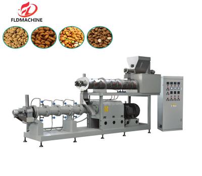 China Pet Dog Cat Fish Feed Extruder Making Equipment with Rice Flour and 100pieces/Year for sale