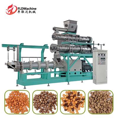 China Jinan Fld Dry Dog Food Making Machine Pet Food Extruder with 13500.000kg Gross Weight for sale