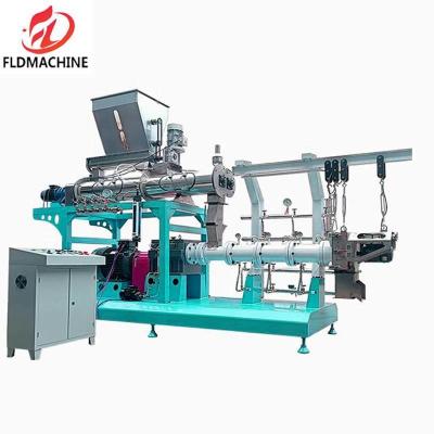 China Floating Fish Food Production Line Fish Feed Making Machine with 1 Ton Per Hour for sale