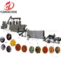 China Twin Screw Extruded Corn Puff Chocolate Filling Snack Food Making Machine Core Filling Puff Snacks Bar Processing Equipment Line for sale