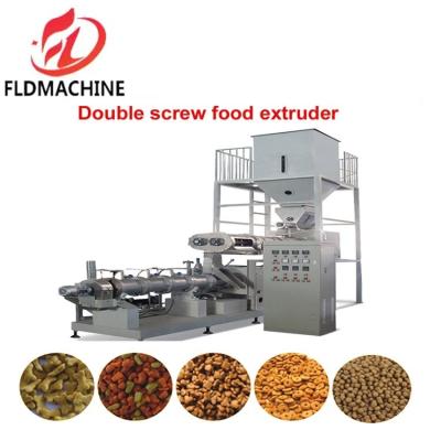 China Hot Sale Single Screw Dog Treats Making Machinery Pet Food Processing Line Equipment for sale