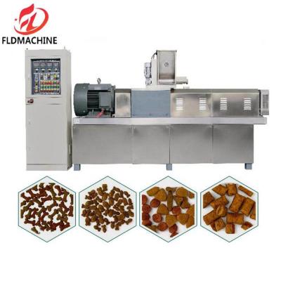 China Industrial Stainless Steel Pet Food Extruder Processing Line for Dog Food Production for sale