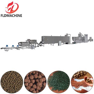China Extruded Fish Feed Production Line for sale