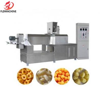 China Small Corn Filling Snacks Extruder Machine Puffed Snack Production Line for sale