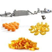 China Corn Puffed Extruding Machine Snack Rice Extruder Puffing Seasoning Flavoring Production Line for sale