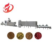 China Floating Fish Feed Pellet Making Machine with LG Electric Parts Twin Screw Bulking for sale