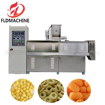 China 2.5*1.0*2.0 Long Time Continuous Operation Puffed Corn Snack Production Line for sale