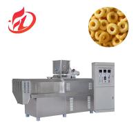 China Automatic Twin Screw Puff Corn Chips Food Making Machine with Corn Flour Raw Materials for sale