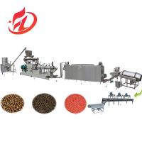 China 3-5tph Manual Batching Floating Fish Feed Plant Extruded Aqua Feed Plant for sale