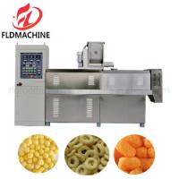 China Caramel Crispy Popcorn Corn Puffs Snacks Food Machine Corn Puffed Food Extruder Machine Corn Puffed Production Line for sale