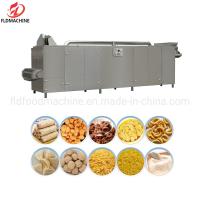 China Caramel Crispy Popcorn Corn Puffs Snacks Food Machine Corn Puffed Food Extruder Machine Corn Puffed Production Line for sale