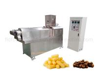 China Caramel Crispy Popcorn Corn Puffs Snacks Food Machine Corn Puffed Food Extruder Machine Corn Puffed Production Line for sale