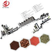 China Floating Fish Food Pellet Production Plant for Corn Wheat Starch Meat Raw Material for sale