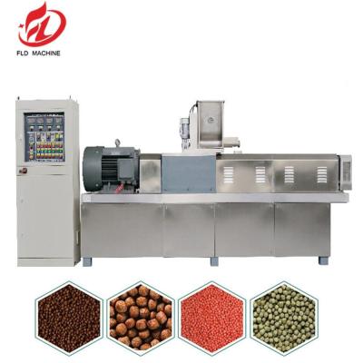 China Siemens Motor Floating and Sinking Puffed Fish Feed Pellet Production Machine Plant for sale