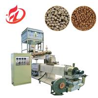 China Complete Industrial Fish Feed Pellet Production Plant with Granular Materials Shape for sale