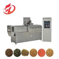China Omron Electric Parts Floating Fish Feed Extruder Machine for Floating Fish Food Types for sale
