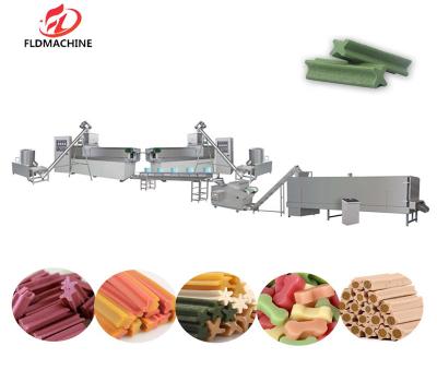 China Pet Treats Dog Chews Bone Food Making Extruder Machine for sale