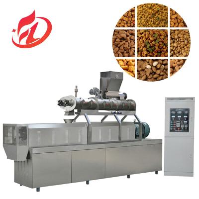 China 4.5*1.8*4.0 Automatic Floating Fish Feed Pellet Extruder Fish Food Making Machine for sale