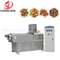China 800-1500kg/H Capacity Dog Food Production Line with Screw Granulator Pet Food Machine for sale