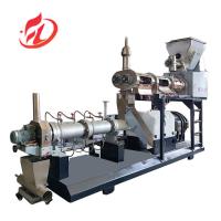 China Twin Screw Bulking Machine Fish Feed Dog Food Cat Pet Chew Snack Food Making Machine for sale