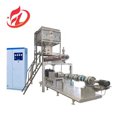 China Floating Fish Food Pellet Machine with Crushing-before-Mixing Technics 3*0.8*1.8m for sale