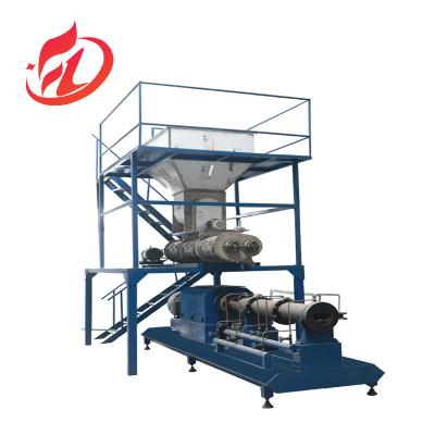 China Twin Screw Fish Feed Food Machine Extruder for sale